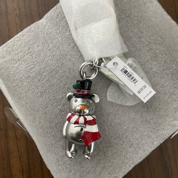 Coach | Accessories | Coach Snowman Bear Bag Charm Nwt | Poshmark